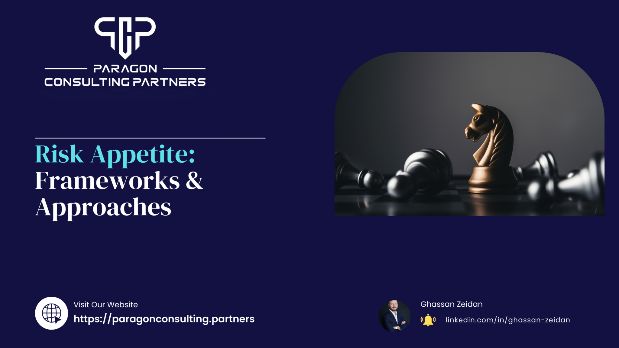 Risk Appetite - Framework & Approaches - Paragon Consulting Partners