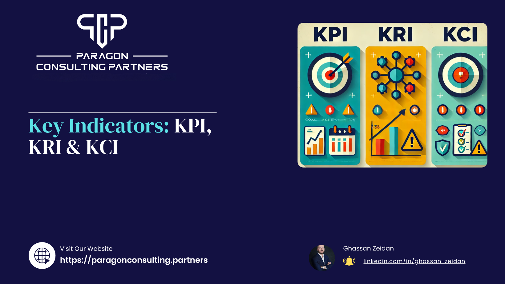 Key Indicators: KPI, KRI, KCI - Paragon Consulting Partners
